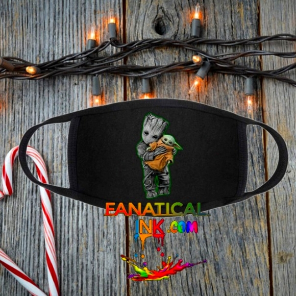 Star Wars | Accessories | Baby Groot Baby Yoda Face Mask Washable ...